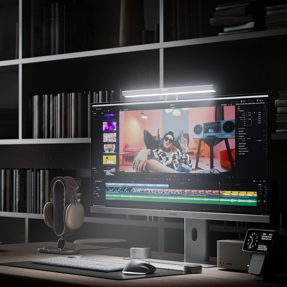 Edge 40" Ultrawide QHD Monitor Ultimate Home Workspace Kit - Space Gre