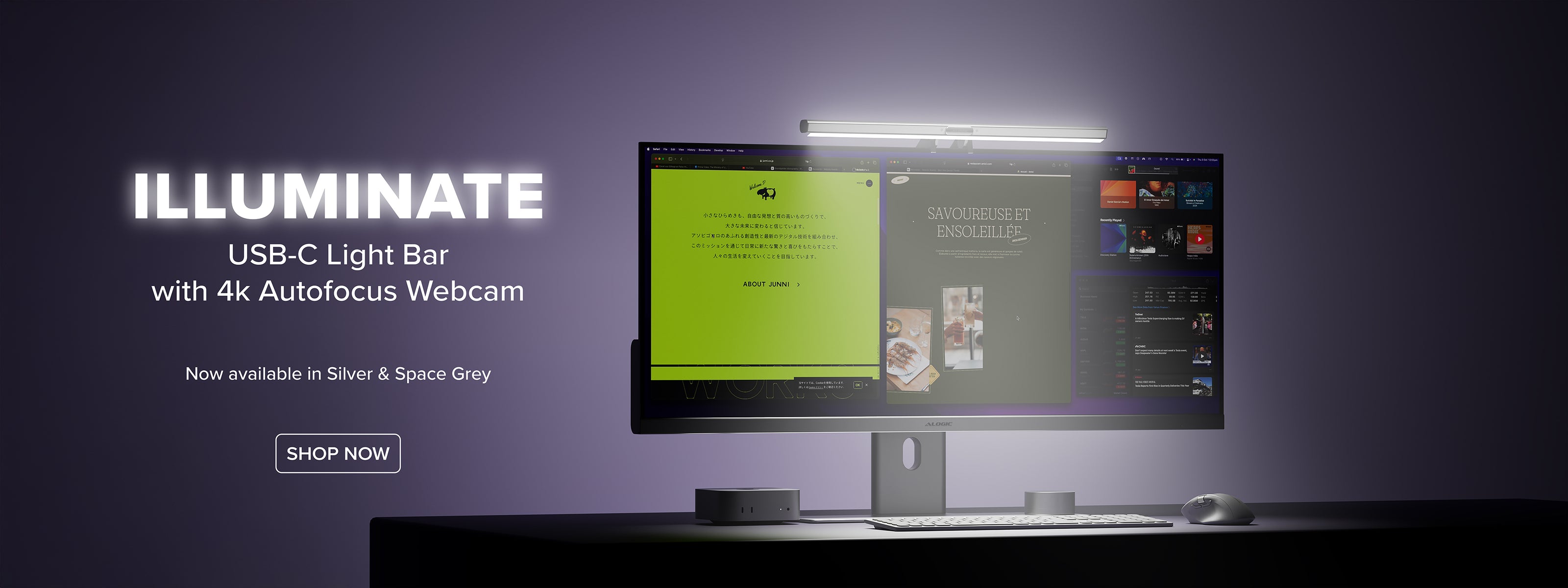 ALOGIC | Monitors, Docking Stations, Matrix Wireless & Gan Chargers