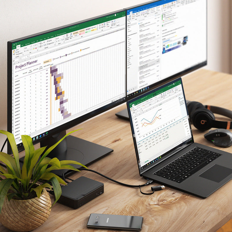 Buy Universal Twin HD Docking Station with USB-C & USB-A Compatibility ...