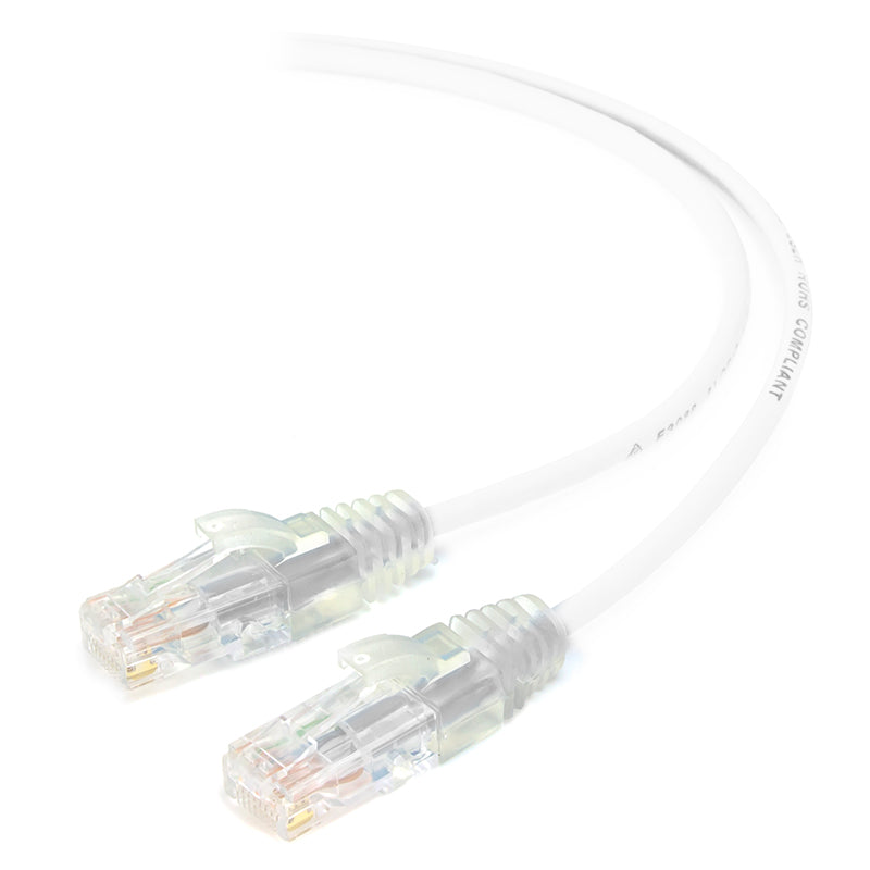 Buy White Ultra Slim Cat6 Network Cable, UTP, 28AWG - Series Alpha ...