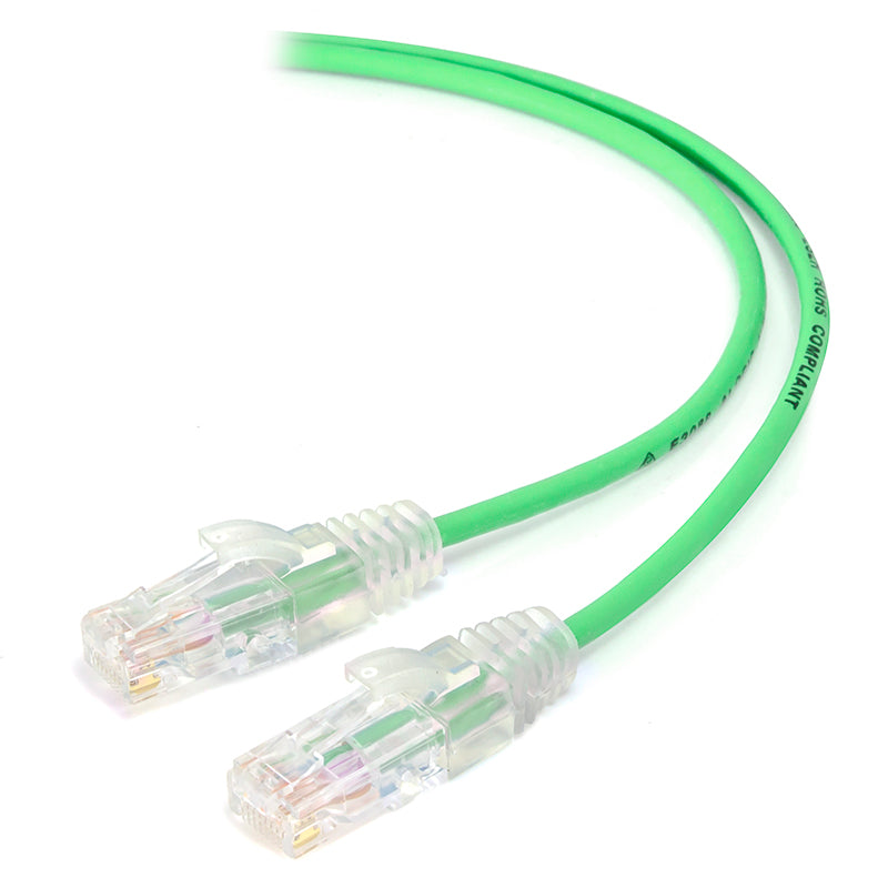 Buy Green Ultra Slim Cat6 Network Cable, UTP, 28AWG - Series Alpha ...